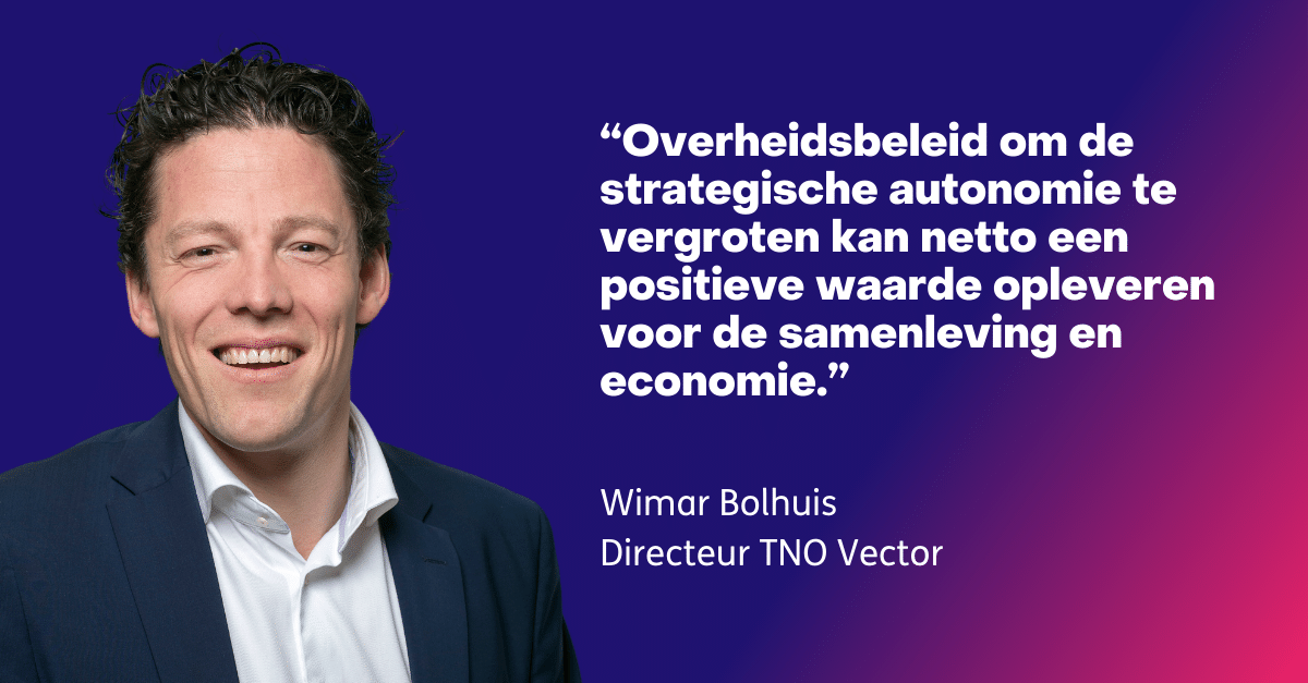 De economische waarde van strategische autonomie - TNO Vector De economische waarde van strategische autonomie - TNO Vector